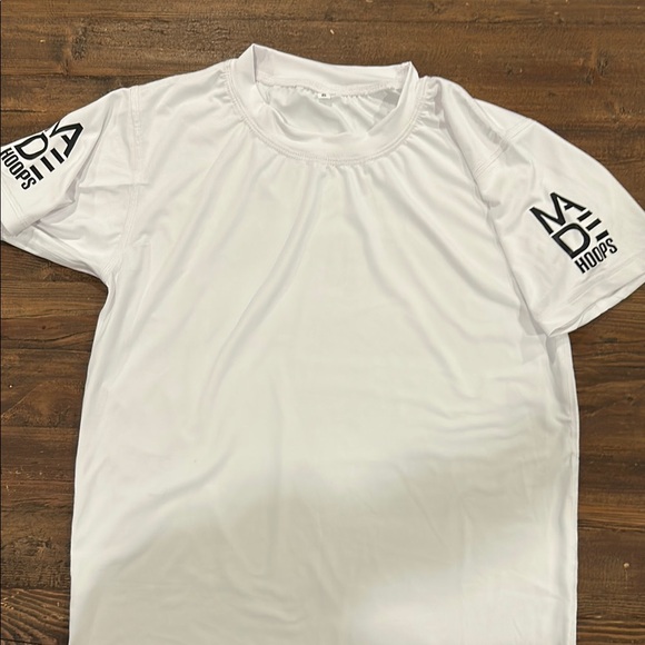 made hoops | Shirts | Made Hoops White Mens Shirt | Poshmark